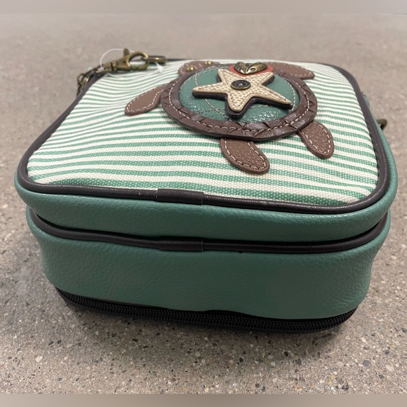 Chala | Bags | Nwt Chala Sea Turtle Crossbody Bag Purse Pebbled Leather ...